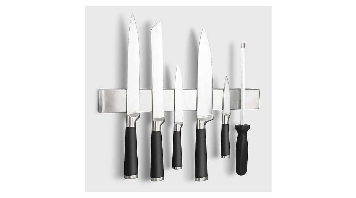 Powerful 18" Stainless Steel Knife Magnet for Kitchen