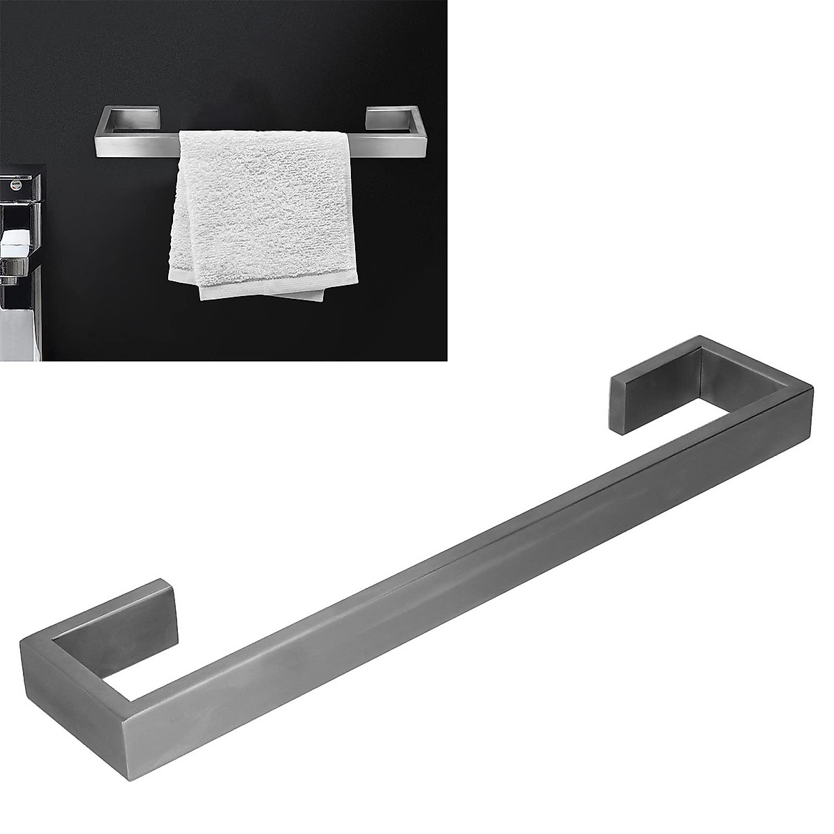 Bathroom Towel Bar 15.7 Inch Bathroom Towel Bar Bath Towel Rack 304 Stainless Steel Bathroom Kitchen Laundry Room