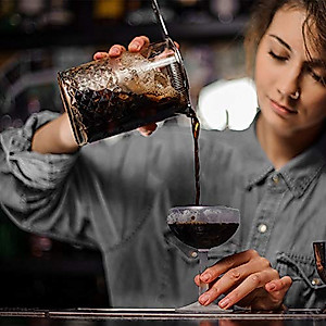 Hawthorne Cocktail Strainer - Stainless Steel Bar Strainer for Bartending, Bar Tool Drink Strainer for Bartenders and Mixologists