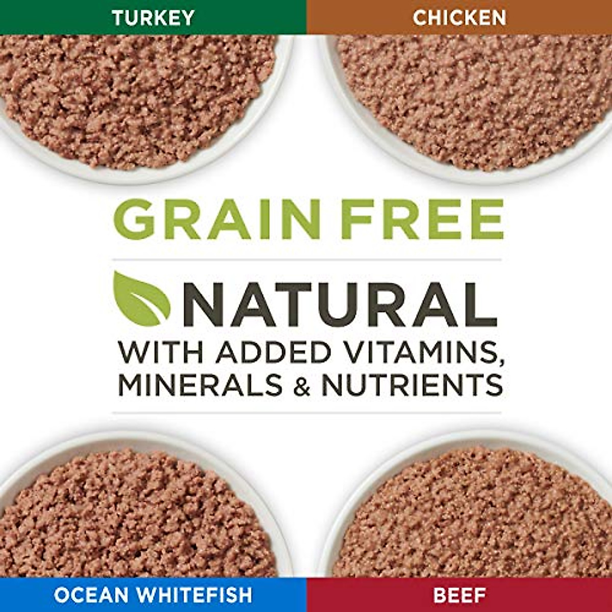 Purina ONE High Protein, Grain Free Pate Wet Cat Food Variety Pack, Grain Free Formula - (24) 3 oz. Cans