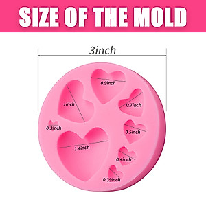 Chocolate Molds Silicone, Letter Molds for Chocolate, Edible Letter Number for Cake Decorating, Letter Alphabet Heart Molds