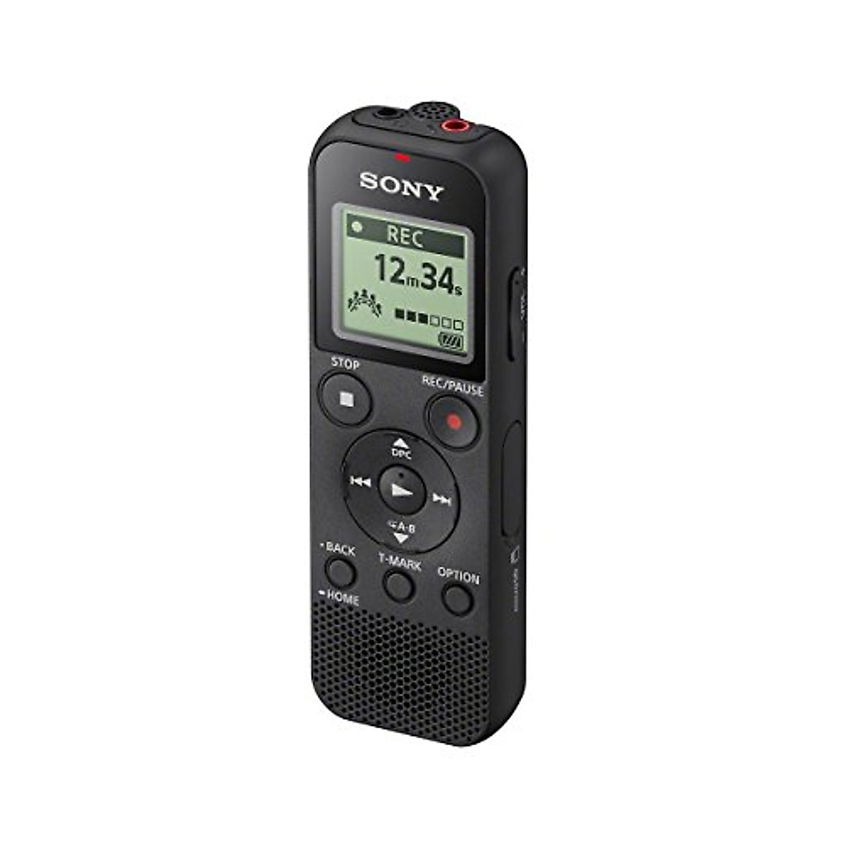 Sony ICD-PX370 Mono Digital Voice Recorder with Built-In USB Voice Recorder,black