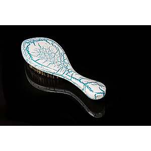 Torino Pro Curve Wave brush #139- Medium 100% Boar Bristle Curved 360 Wave Brush - Great for laying down 360 waves and use before using wave cap or durag - Luxury waves brush for men 360
