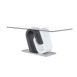 Global Furniture USA Dining Table, Grey-White