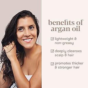 Baebody Argan Oil Conditioner for Damaged Hair, Nourishing Hair Conditioner for Women and Men, Moroccan Oil Conditioner for Hydrating Dry Hair, Sulfate-Free & Paraben-Free, 16 fl oz