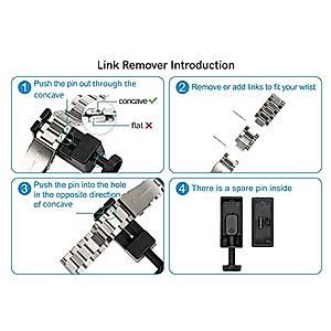 Pencoda Compatible with Samsung Galaxy Watch 6/5/4 Band 40mm 44mm, Galaxy Watch 6 Classic 43mm 47mm Bands, Stainless Steel Metal Replacement Band Women Men Large Small (Silver + Gold)