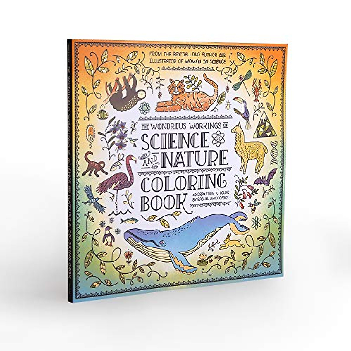 The Wondrous Workings of Science and Nature Coloring Book: 40 Line Drawings to Color