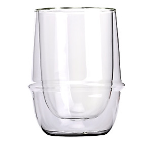 Set of 2 Double-Walled Kinto KRONOS 350 ml (11.83 fl. oz.) Iced Tea Glasses - Maintain Temperature - Prevent Condensation