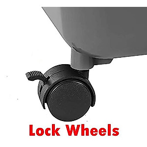 Large 2-Level Indoor Small Animal Pet Cage for Guinea Pig Ferret Chinchilla Cat Playpen Rabbit Hutch with Solid Platform & Ramp, Leakproof Litter Tray, 2 Large Access Doors Lockable Casters