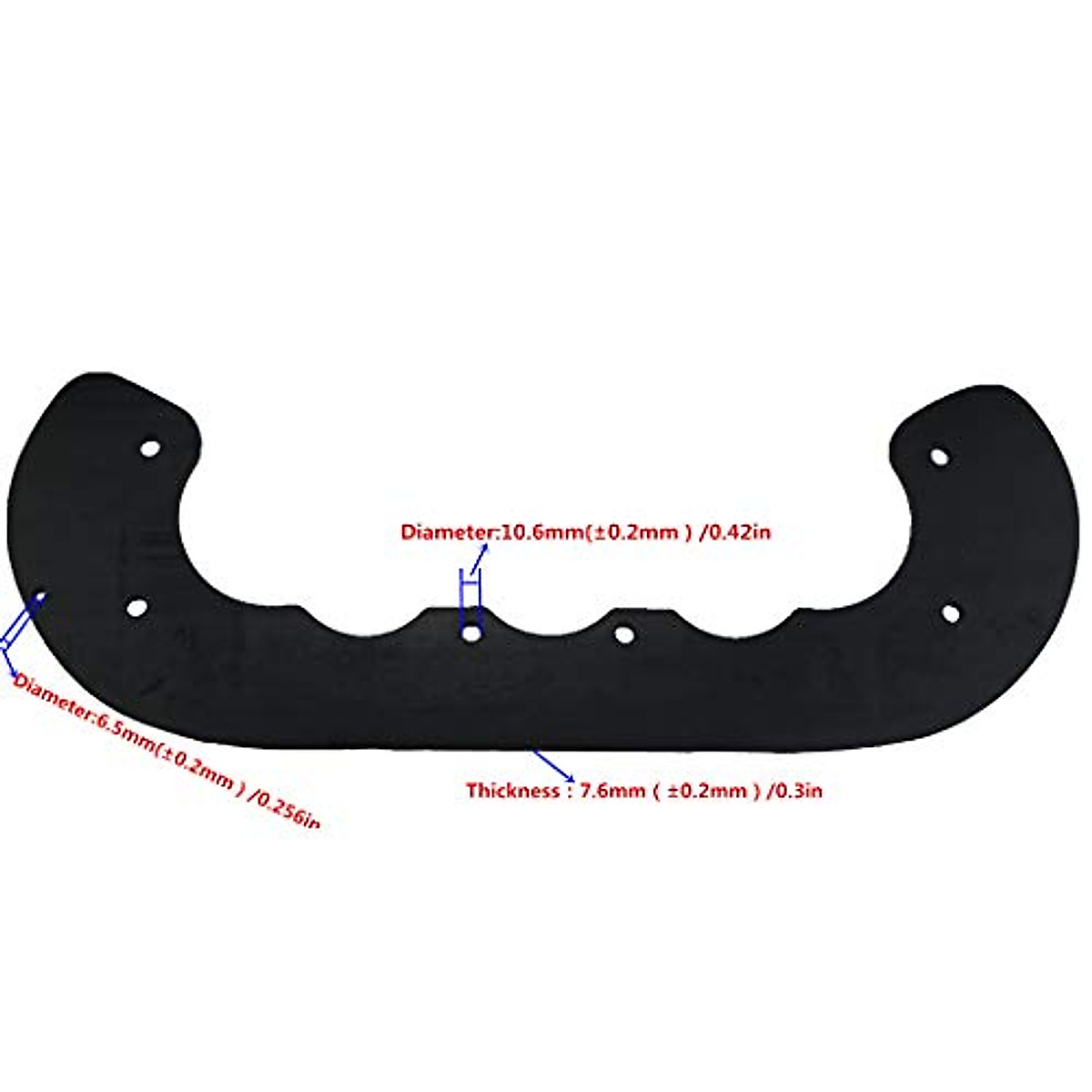 99-9313 Rubber Paddle, 55-8760 Scraper for Toro 20" 21" CCR Snowblower CCR2000 CCR2400 CCR2450 CCR2500 CCR3000 CCR3600 CCR3650 Snow Blower with Hardware Kit