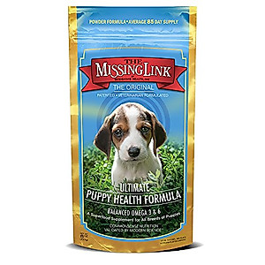 The Missing Link Puppy 8oz Supplement – Superfood Powder Promotes Growth & Development, Supports Immunity, Digestion, Bones, Skin & Coat of Dog