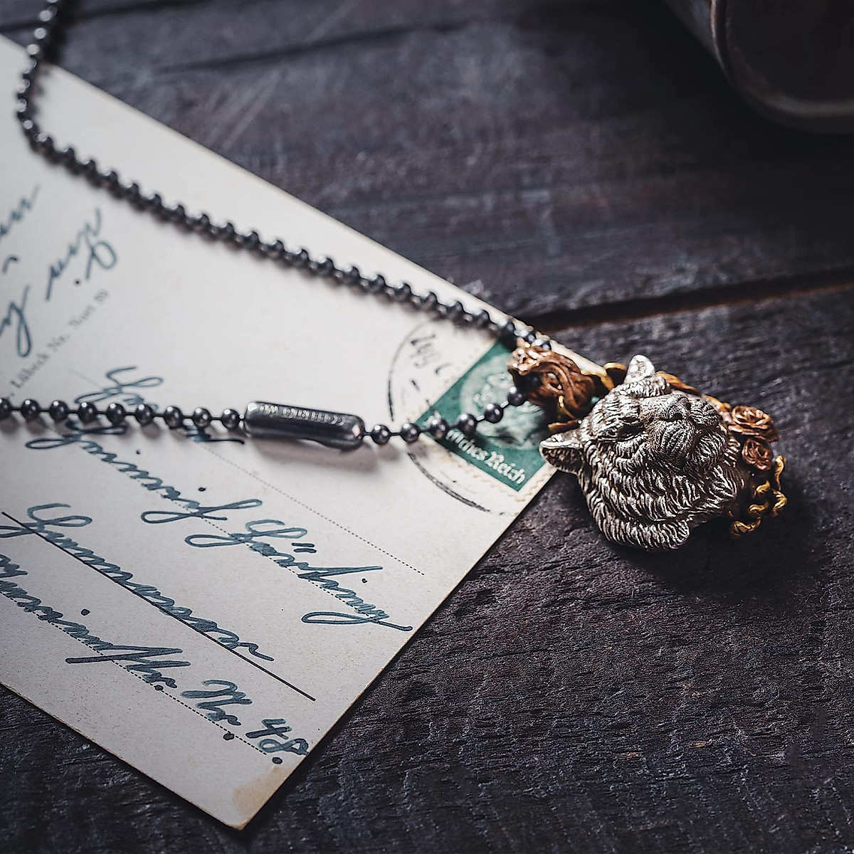 COPPERTIST.WU 925 Sterling Silver 3.1MM Ball Chain Necklace 65cm/25.6''| Oxidized 925 Sterling Silver Jewelry Gift