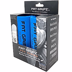 Fat Gripz Pro - The Simple Proven Way to Get Big Biceps & Forearms Fast - at Home Or in The Gym (Winner of 3 Men’s Health Magazine Awards) (2.25” Outer Diameter)