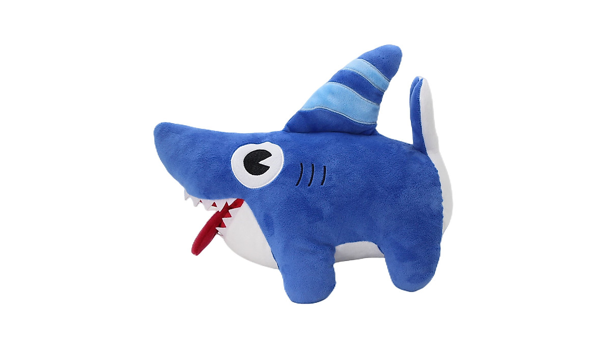 Cute 10" Shark Dog Plush Toy for Kids & Adults
