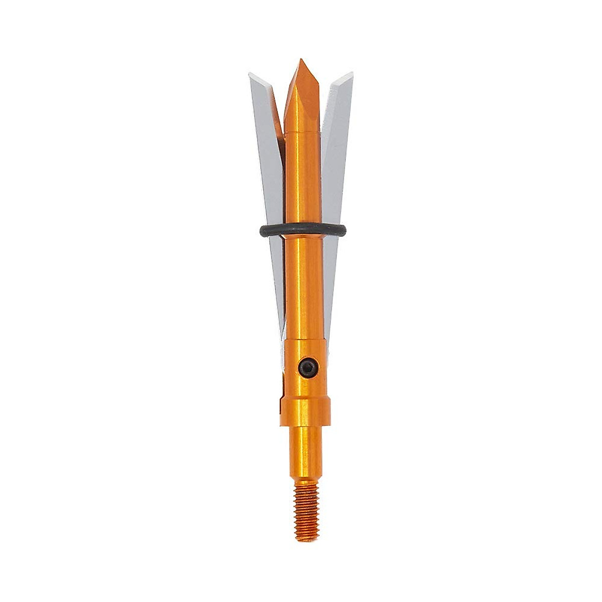 Dead Ringer 100 Grain Broadheads, Pack of 3 Broadheads | Available in Mechanical, Hybrid Fixed/Mechanical, and Expandable Blades, Super Freak Extreme Orange