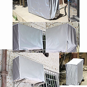 Outdoor Air Conditioner Cover Waterproof Air Conditioner Dust Cover for Home (#3 94 * 40 * 73cm)