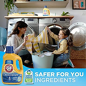 Arm & Hammer Clean & Simple, 77 Loads Liquid Laundry Detergent, 100.5 Fl oz