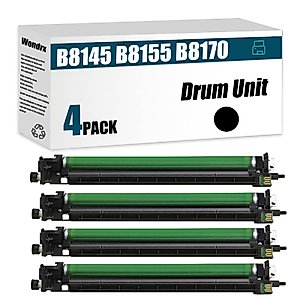 B8145 B8155 B8170 Drum Unit (with chip) for Xerox 013R00686 Toner Cartridge Altalink B8170 B8155 B8145 Printer High Yield 80000 Pages Convenient to Install Eco-Friendly (Black 4Pack)