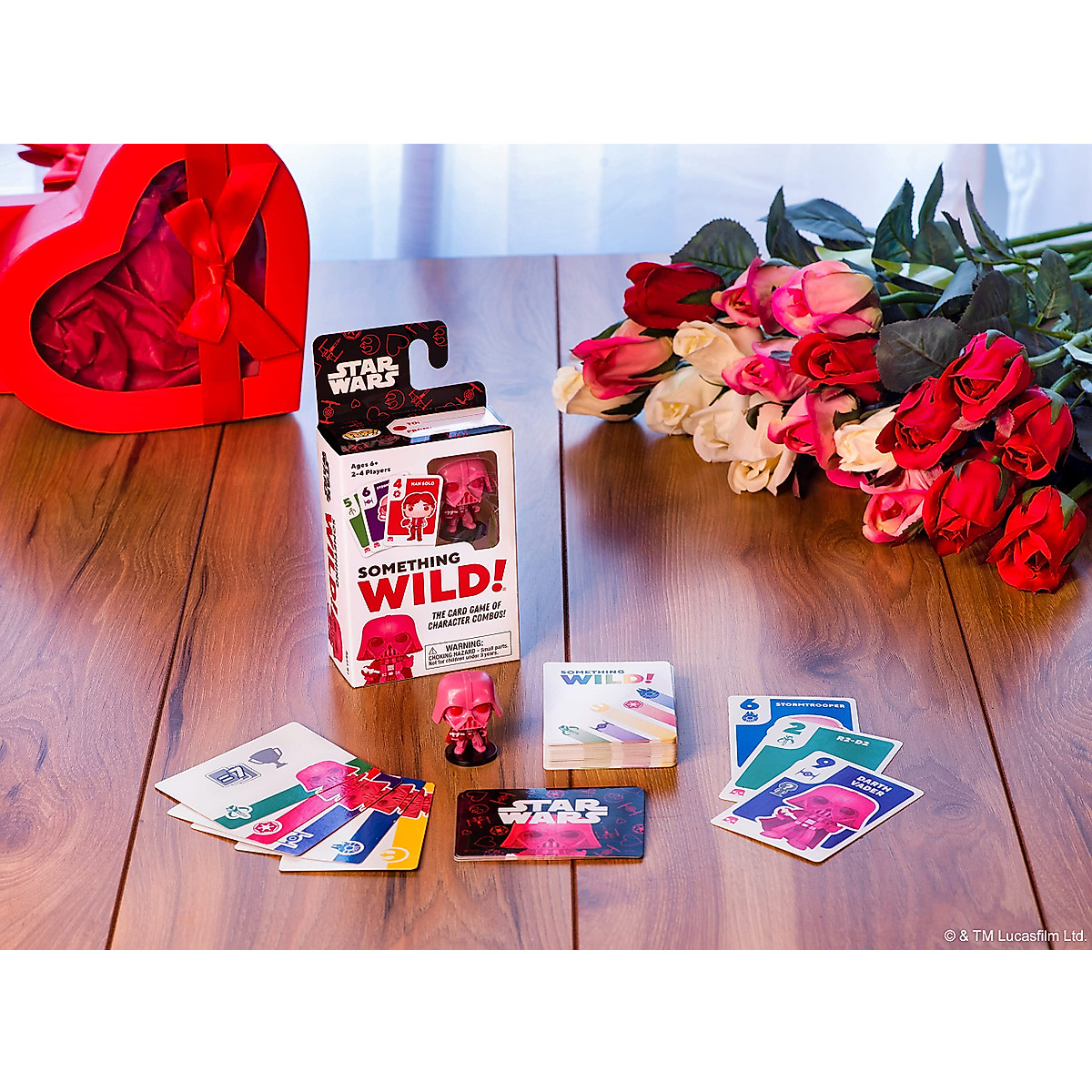 Funko Something Wild! Star Wars with Pink Darth Vader Pocket Pop! Card Game for 2-4 Players Ages 6 and Up