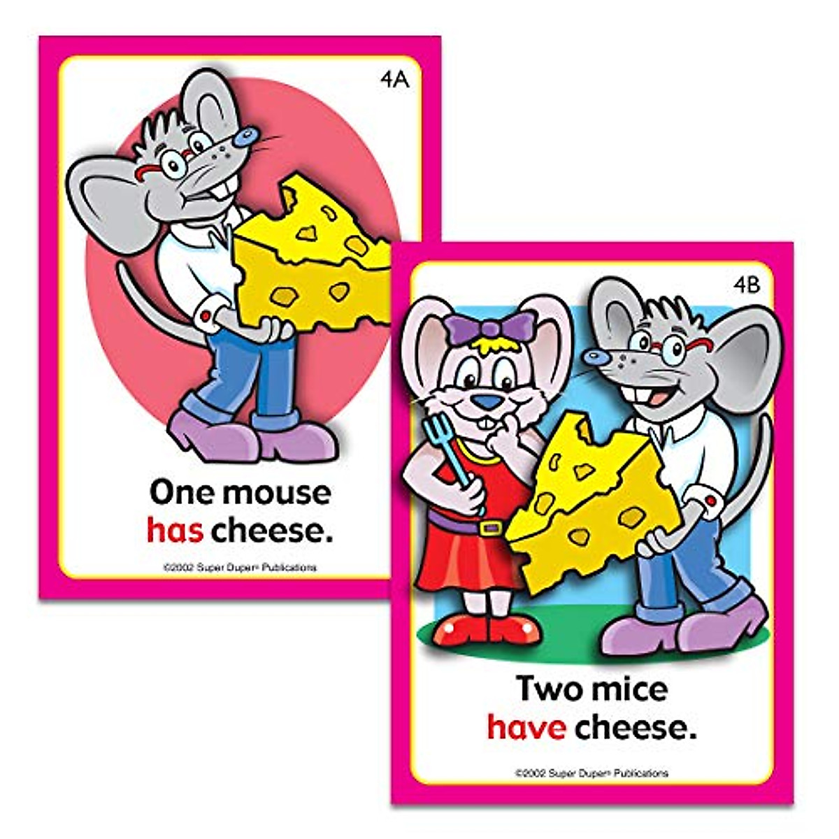 Super Duper Publications | Has & Have Fun Deck | Language and Verb Form Development Flash Cards | Educational Learning Materials for Children