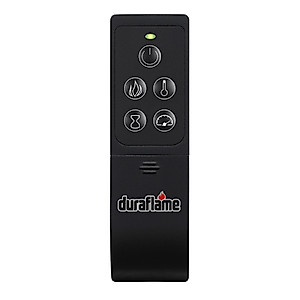 duraflame® Infrared Quartz Electric Log Set Heater with 3D Flame® Effect and Remote Control, Rustic Pine