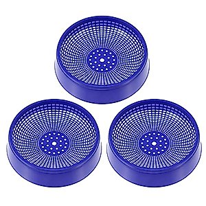 Ipetboom Bird Cozy Hut 3 Pcs Bird Nest, Pigeon Nest Pigeon Breeding Bowl Pigeon Nest Bowl Bird Breeding Box Hatching Nest for Pigeons Doves Quails Small Birds, 21x21x5.5cm Bird Feeding Container