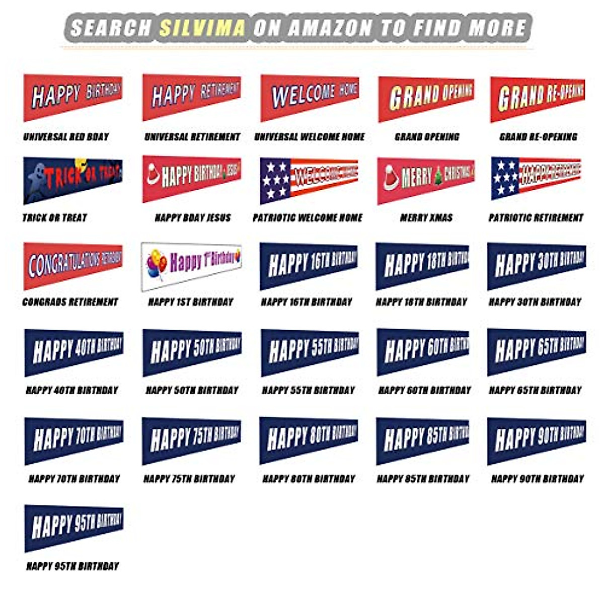 Silvima Welcome Home Banner | Deployment Returning Back Military Army Large Party Decorations