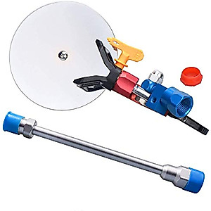 JWGJW 120025 Spray Guide Accessory Tool for All Airless Paint Sprayer 7/8" w/ 517 Tip with 10 Inch Extension Pole