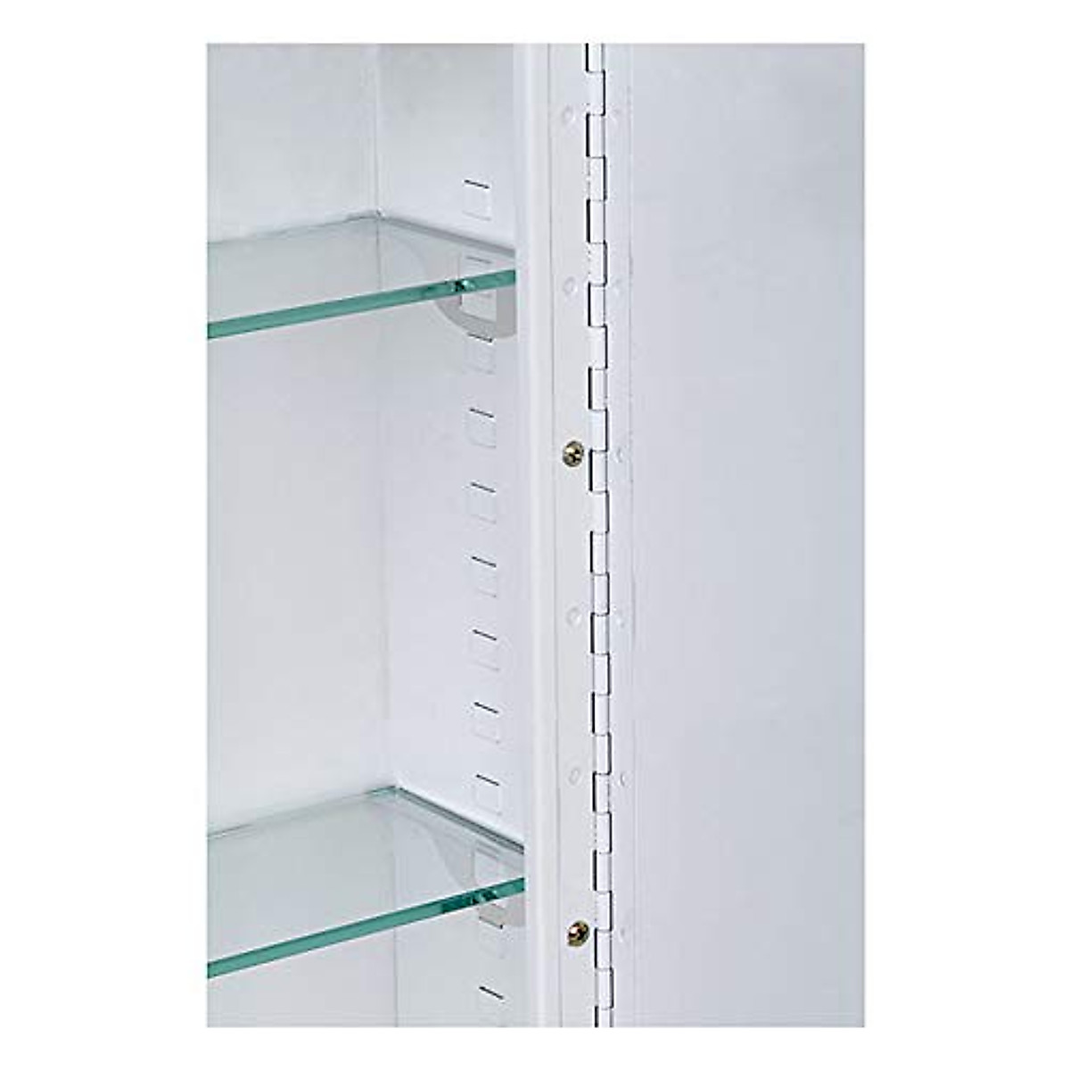 Ketcham 18" Wx 24" H Deluxe Series Recessed Mounted Bright Annealed Stainless Steel Framed Single Door Medicine Cabinet