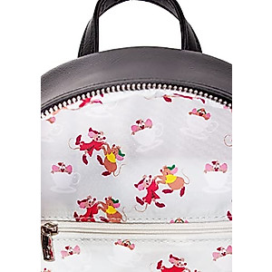 Loungefly X LASR Exclusive Disney Cinderella Lucifer Cosplay Mini Backpack - Fashion Cosplay Disneybound Cute Backpacks, Black