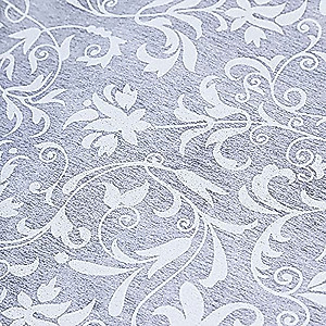 BalsaCircle 50 feet White Lace Floral Aisle Runner - Wedding Ceremony Engagement Party Reception Events Bridal Shower Decorations