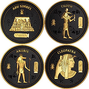 2022 DE Ancient Egypt PowerCoin 100 Years Of Tutankhamun Set 12 Coins 50 Cents Solomon Islands 2022 Proof