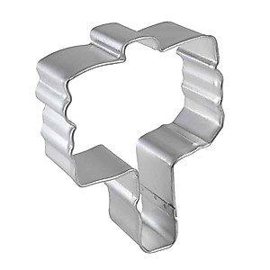 NCS Let's Go Camping!! Truck 4", Camper 3.75" Wood Sign 3.5", Campfire 3" Cookie Cutter Set - 4 Piece - Tinplated Steel