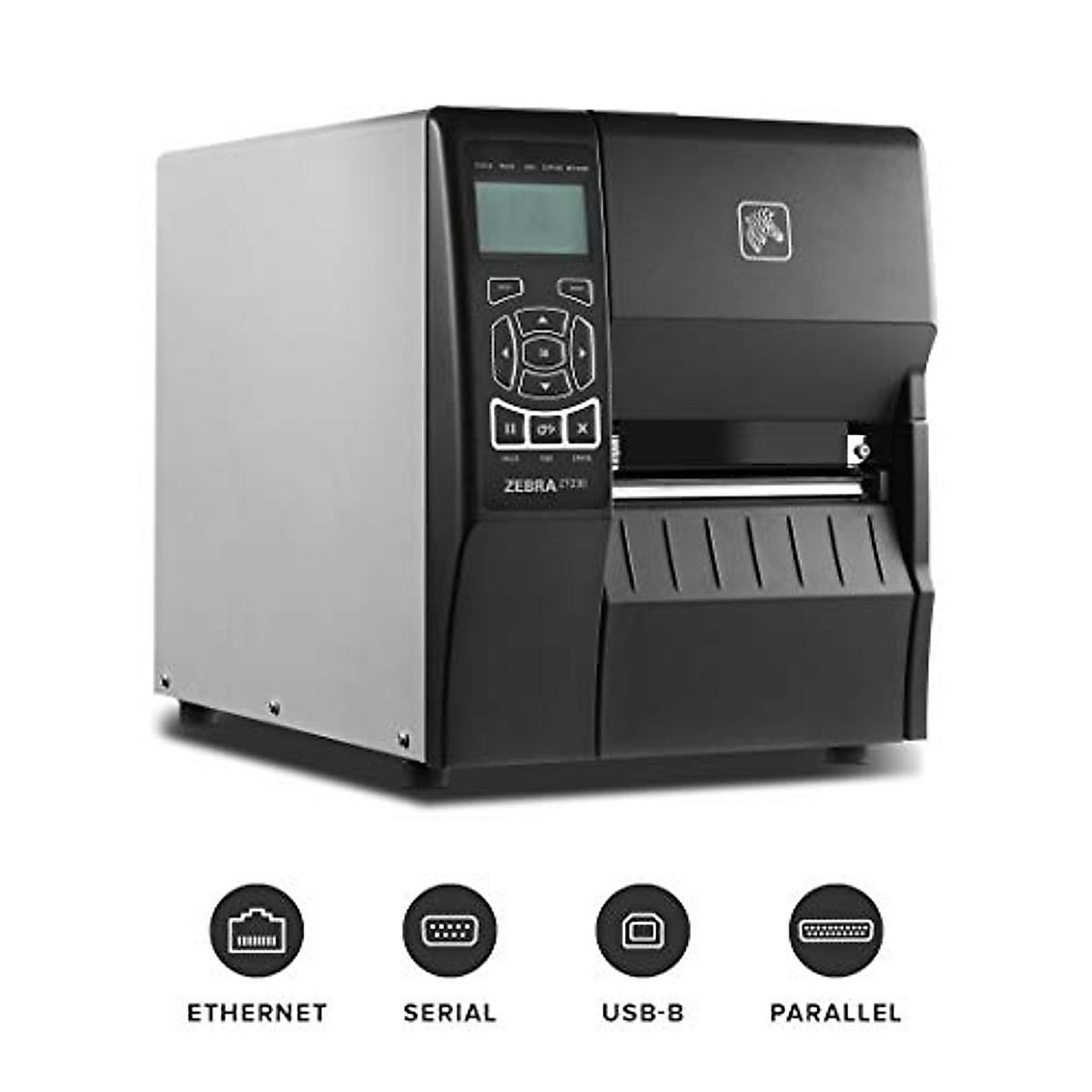 ZEBRA ZT230 Thermal Transfer Industrial Printer 203 dpi Print Width 4 in Serial USB Parallel ZT23042-T01100FZ