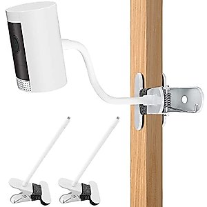 2Pack Flexible Clamp Mount Compatible with Stick Up Cam/Indoor Cam/Battery Cam,Flexible Long Gooseneck Arm Mounting Bracket No Tools or Wall Damage Required