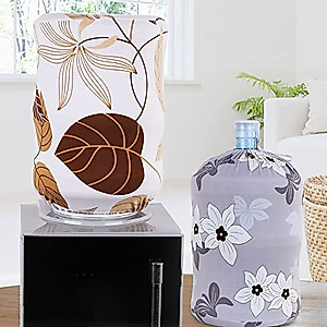 ZUYYON Water Dispenser Barrel Dust Cover, Durable Fabric Dust Proof Cover for Water Cooler, Reusable Furniture Cover Protector Decor for 5 Gallons Water Bottle
