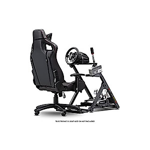 Next Level Racing Wheel Stand 2.0. Steering wheel stand for Thrustmaster, Fanatec, moza Racing on PC and video game consoles. Upgradeable to full cockpit with GTSeat add-on (not included)