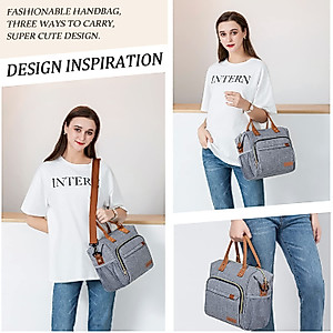 TuErCao Insulated Lunch Bags for Women Men - Freezable Leakproof Adult Lunch Box for Work Office School - Reusable Lunch Tote Bag Portable Soft Side Cooler Bag for Travel Beach Picnic Camping