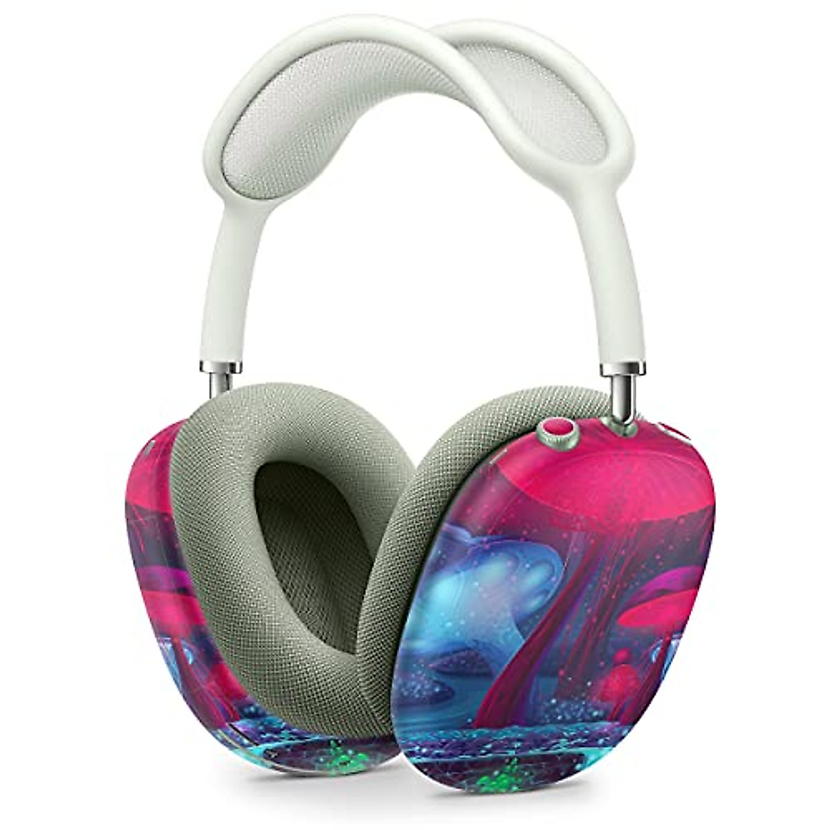 Design Skinz Glowing Fantasy Land V2 Skin Decorative Vinyl Case Cover Decal Full-Body Wrap Kit Compatible with Apple AirPods Pro Max Bluetooth Wireless Headphones