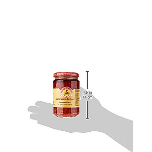 Crushed Calabrian Chili Pepper, Paste/Spread/Sauce, Hot, Savory, Delicious, TuttoCalabria,10 oz, (285g)