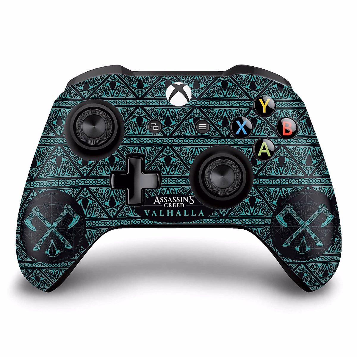 Head Case Designs Officially Licensed Assassin's Creed Dual Axes Valhalla Key Art Vinyl Sticker Gaming Skin Decal Cover Compatible With Xbox One S/X Controller