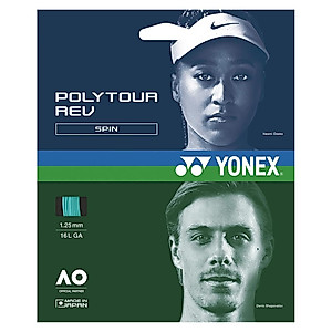 YONEX PolyTour REV Tennis String Set (17, Mint)