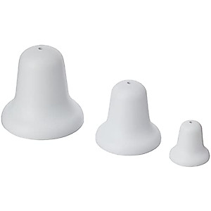 PME Set Of 3 Cake Icing Baking Bell Moulds Mold Separators (25 x 44 x 56mm)