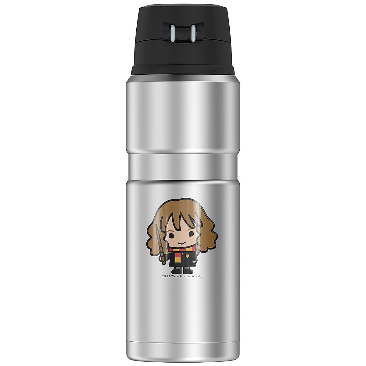 Harry Potter Cute Chibi Hermione, THERMOS STAINLESS KING Stainless Steel Drink Bottle, Vacuum insulated & Double Wall, 24oz