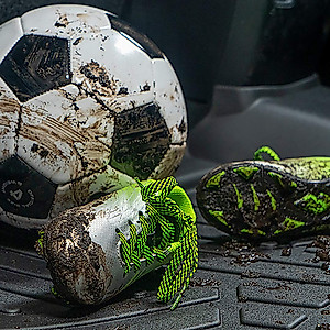 SMARTLINER Custom Fit All Weather Black 2 Row Floor Mat Liner Set Compatible with 2021-2022 Ford Bronco Sport