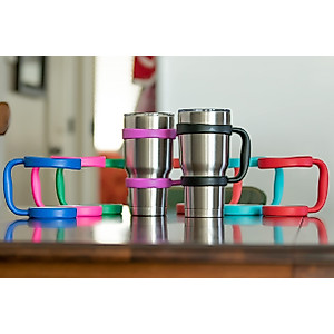 STRATA CUPS 30oz Tumbler Handle (ROYAL BLUE) Available For 30oz YETI Tumbler, OZARK TRAIL Tumbler, Rambler Tumbler - BPA FREE