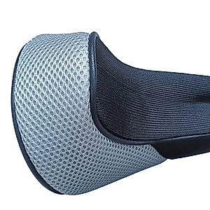 3X Golf Wood Head Cover, with Number Tag, Long Neck Driver Covers, Headcover Protector Sleeve Guard, Gray