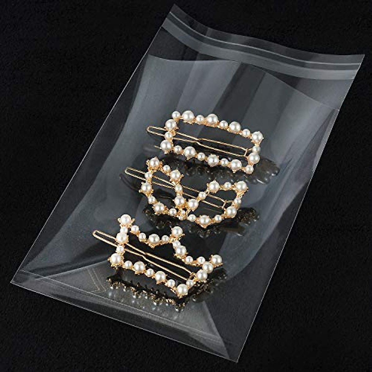 joybest 1000 Pcs - 6 x 9 Inch Clear Cello Cellophane Bags Self Sealing - 3.14 Mils Thick Cello Resealable Plastic Bag Fits 6 X 9 Prints, Photos, Cards & Envelopes