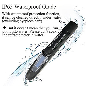 Honey Refractometer for Honey Moisture,13-25% Honey Moisture Refractometer Tester with ATC,Measuring Moisture with High Accuracy for Honey, Bee Keeping Supplies