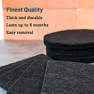 12 Pack Epica Charcoal Filter Replacement for Countertop Compost Bin | Kitchen Compost Bin Filter | 2-in-1 Compost Bucket Filter Removes Odors | Compost Filter, 6.5”